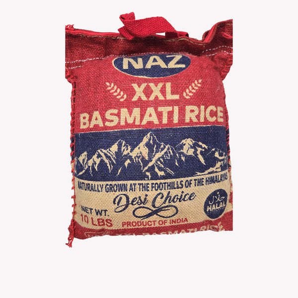 Naz Basmati Rice Regular - 10 Lb bag – The Meat Corner